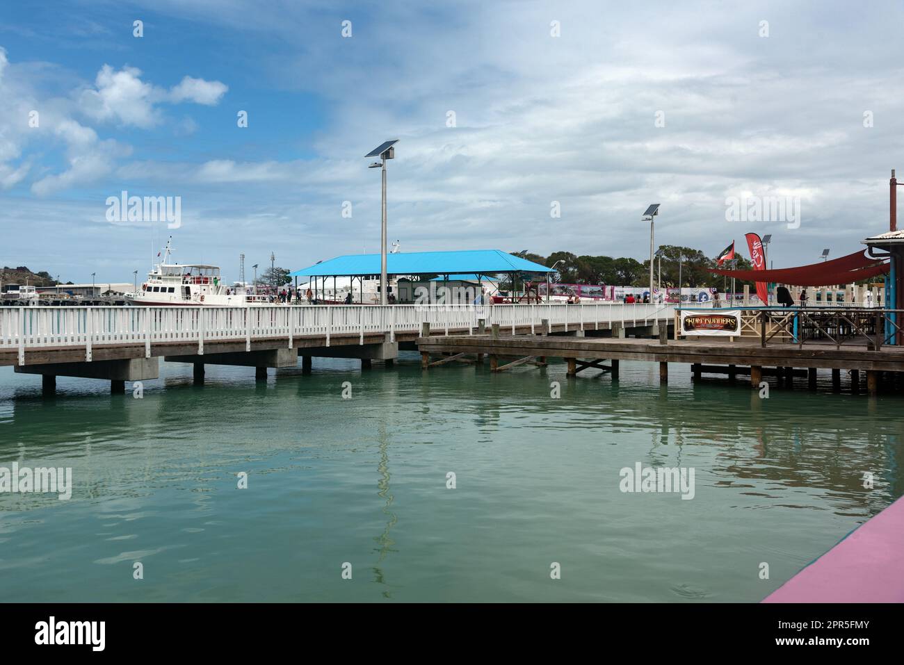 Port area. St. John's is the capital and largest city of Antigua and ...