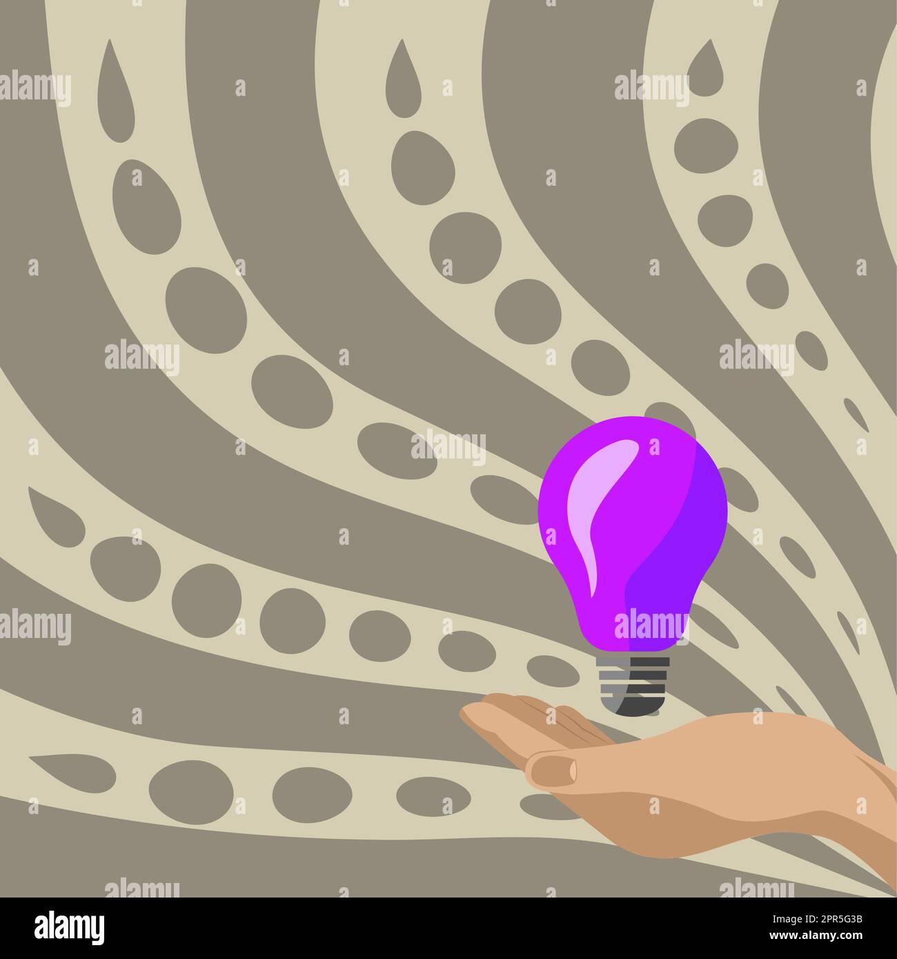 Woman presenting new ideas Stock Vector Images - Alamy