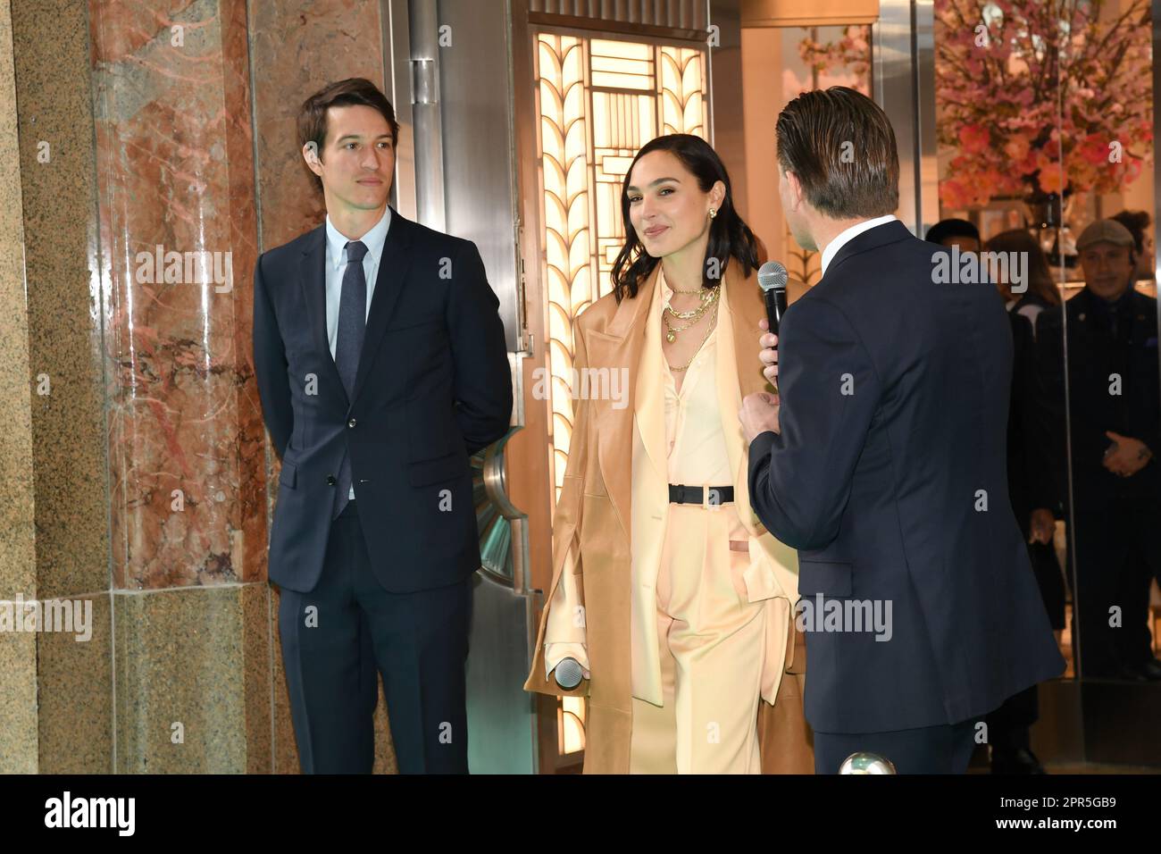 New York, USA. 26th Apr, 2023. Alexandre Arnault, Gal Gadot, and ...