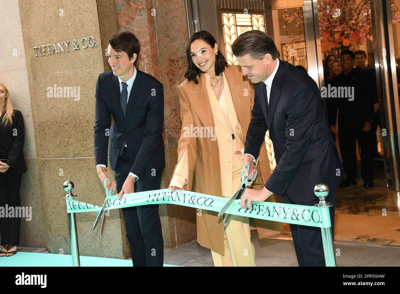 New York, USA. 26th Apr, 2023. Alexandre Arnault, Gal Gadot, and ...