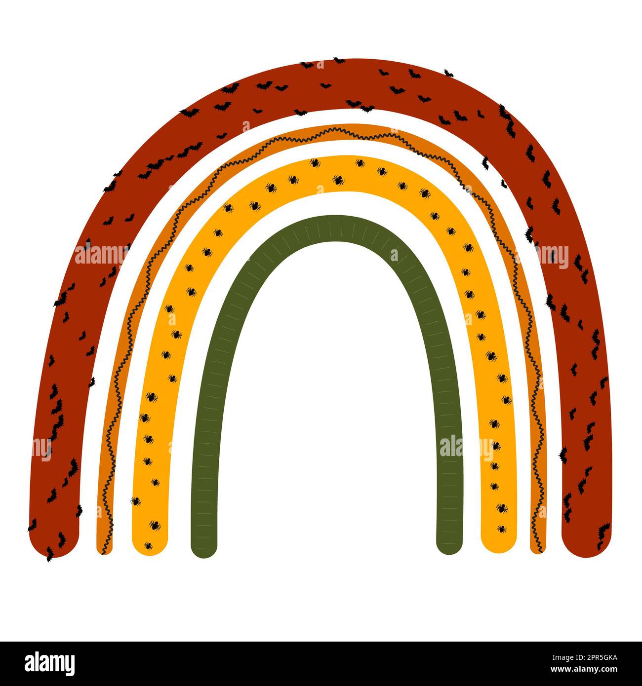 Halloween Rainbow, Background for Halloween, Halloween rainbow with ...