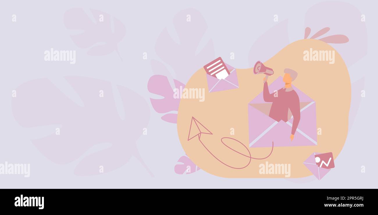 Man Drawing Sharing Positive Comments And Good Reactions Through ...