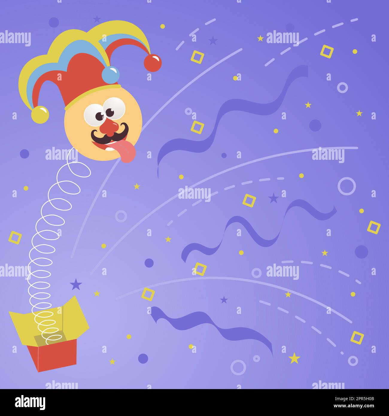 Jumping out box Stock Vector Images - Alamy