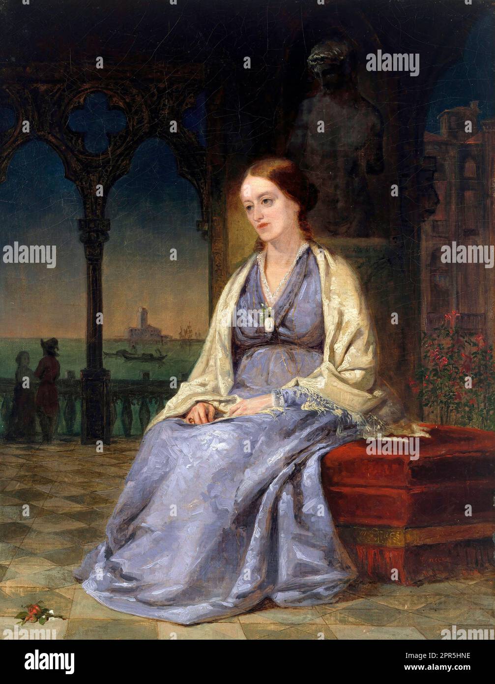 Margaret Fuller. Portrait of the American writer and women's rights ...