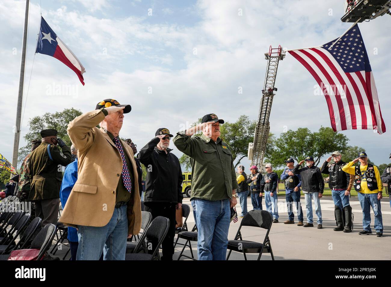 Vietnam veterans John Nall, Navy, Darrell Spice, Army, and Israel ...