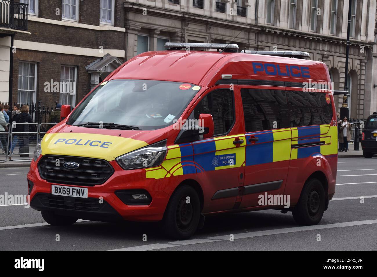 Red Police Vehicle N1 FORD 2 Axle Rigid BX69 FMV Stock Photo - Alamy