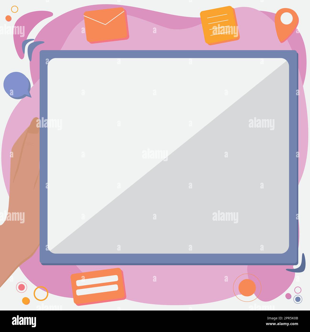 Newspaper frame drawing Stock Vector Images - Alamy