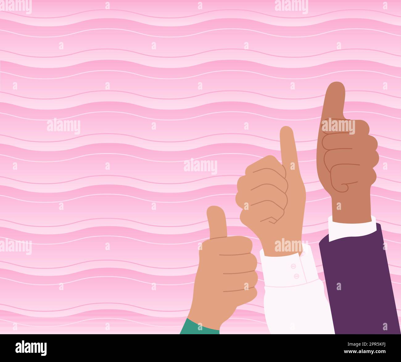 Three Colleagues Congratulating Success Presenting Innovative Combined ...