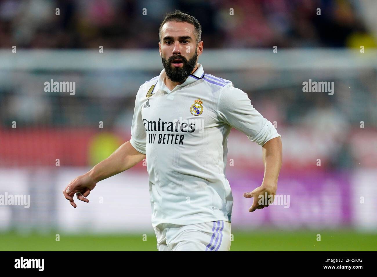 Daniel Carvajal of Real Madrid during the La Liga match between Girona ...
