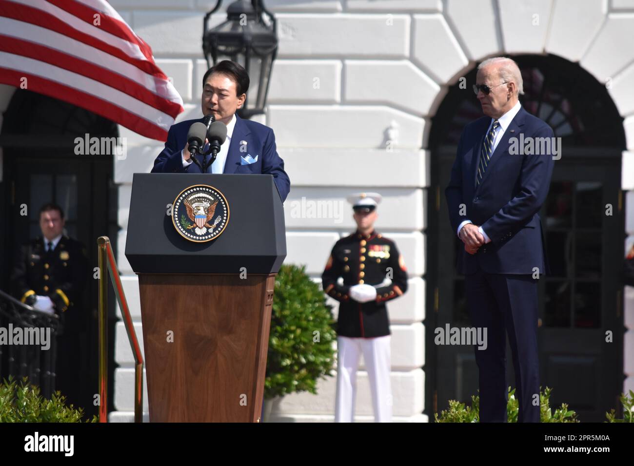Washington, United States. 26th Apr, 2023. President of South Korea ...
