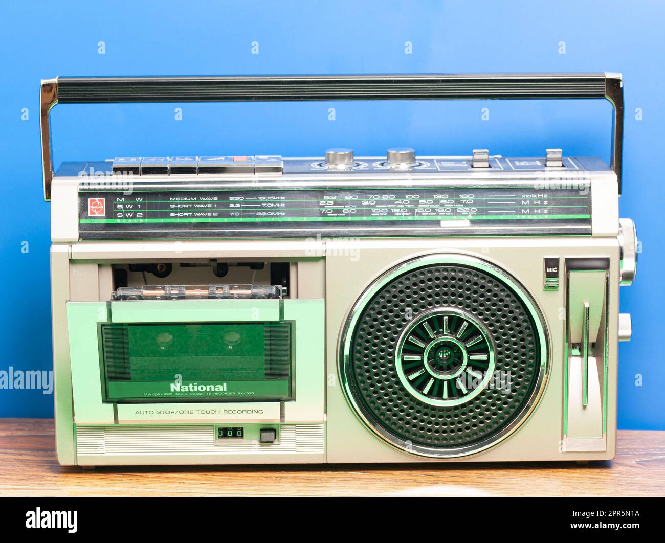 Retro ghetto radio boom box cassette recorder from 80s Stock Photo - Alamy