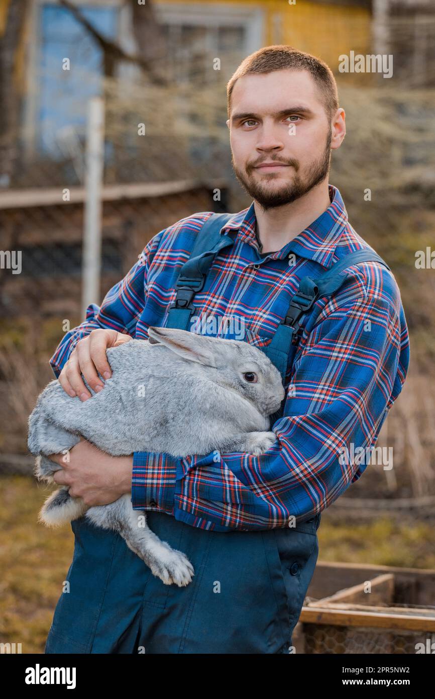 Cute pet bunny portrait outdoor hi-res stock photography and images - Alamy