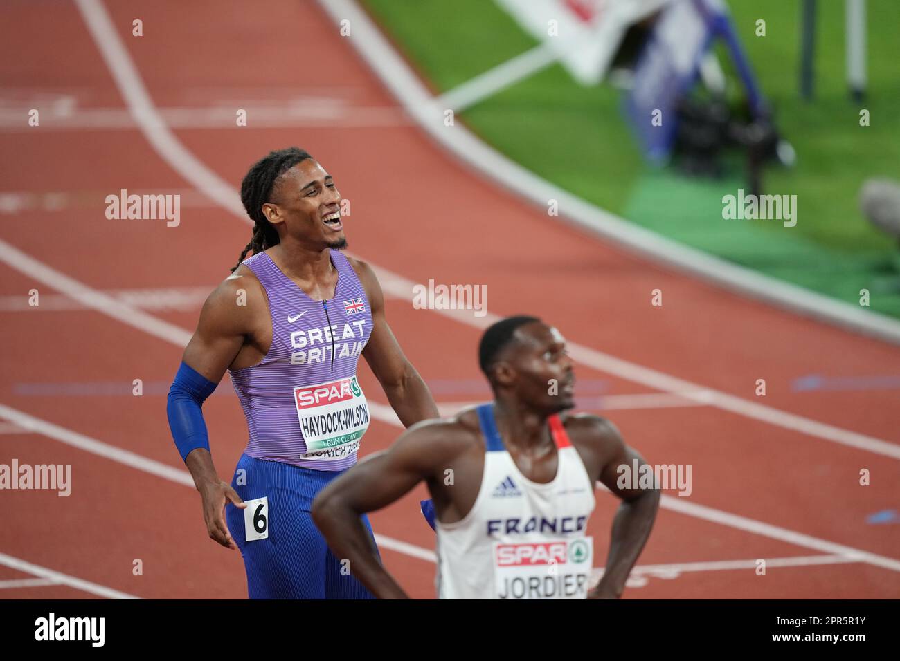 Alex Haydock-Wilson participating in the 400 meters of the European ...