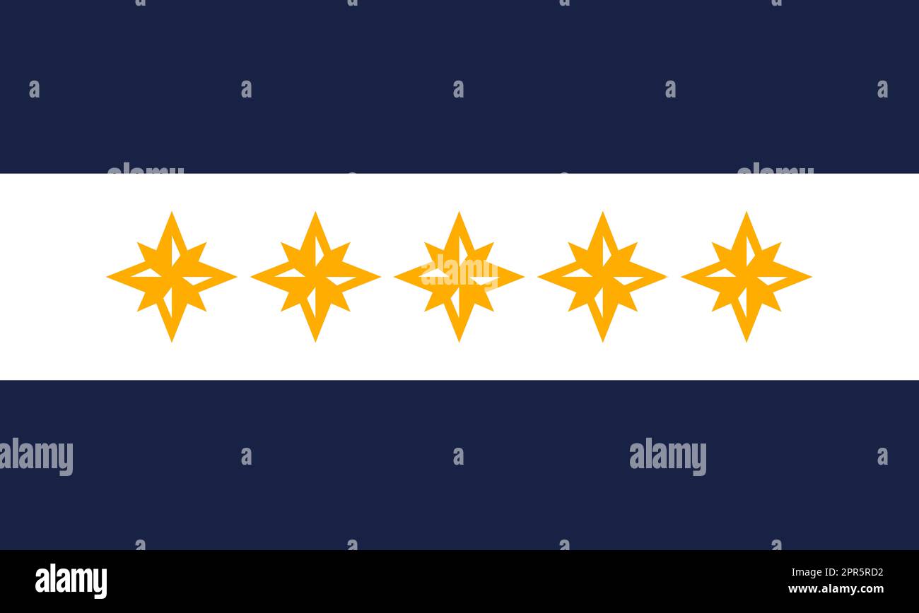 The flag of the city of Wheeling West Virginia USA Stock Photo - Alamy