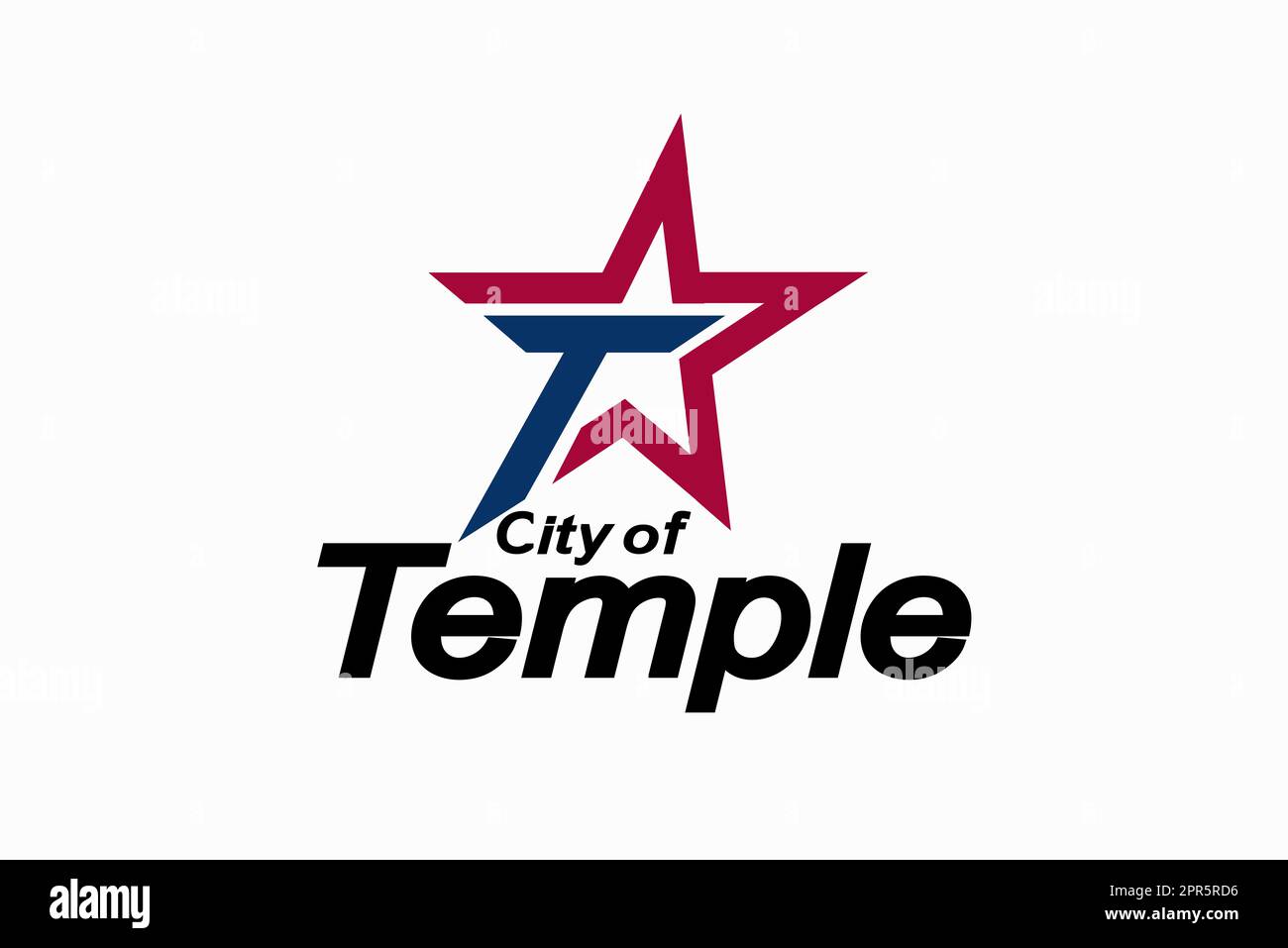 The flag of the city of Denison City Texas USA Stock Photo - Alamy