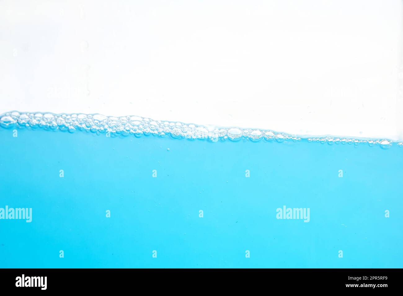 Water Surface Splash and bubbles . on white background Stock Photo - Alamy
