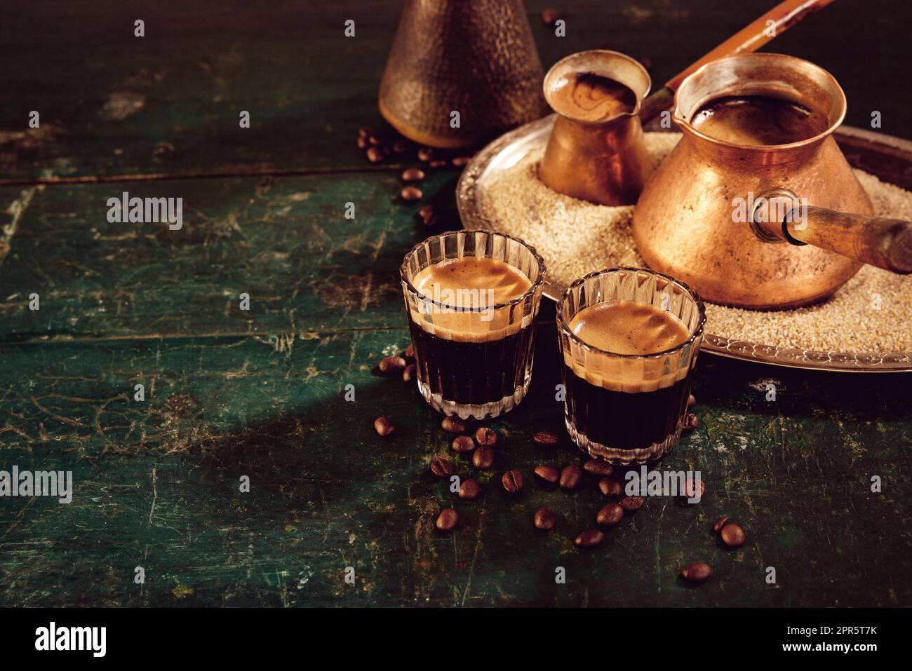 Cezve turkish coffee set hi-res stock photography and images - Alamy