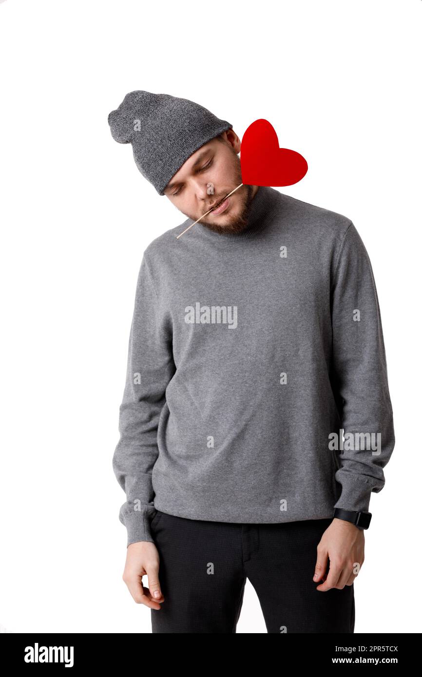 Young sad man happy hi-res stock photography and images - Alamy