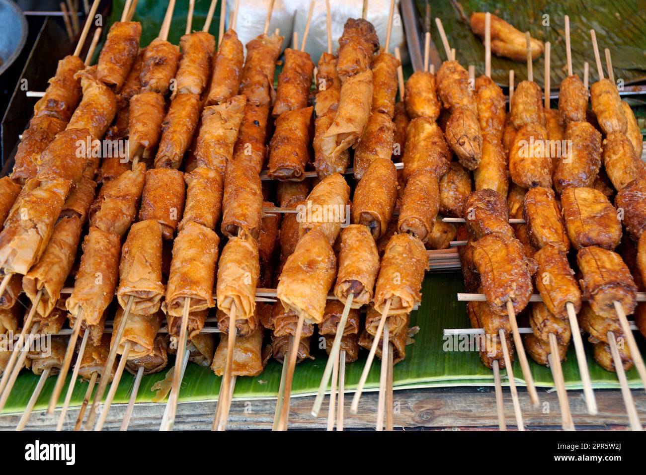 traditional food stall in the streets of cebu city at the philippines ...