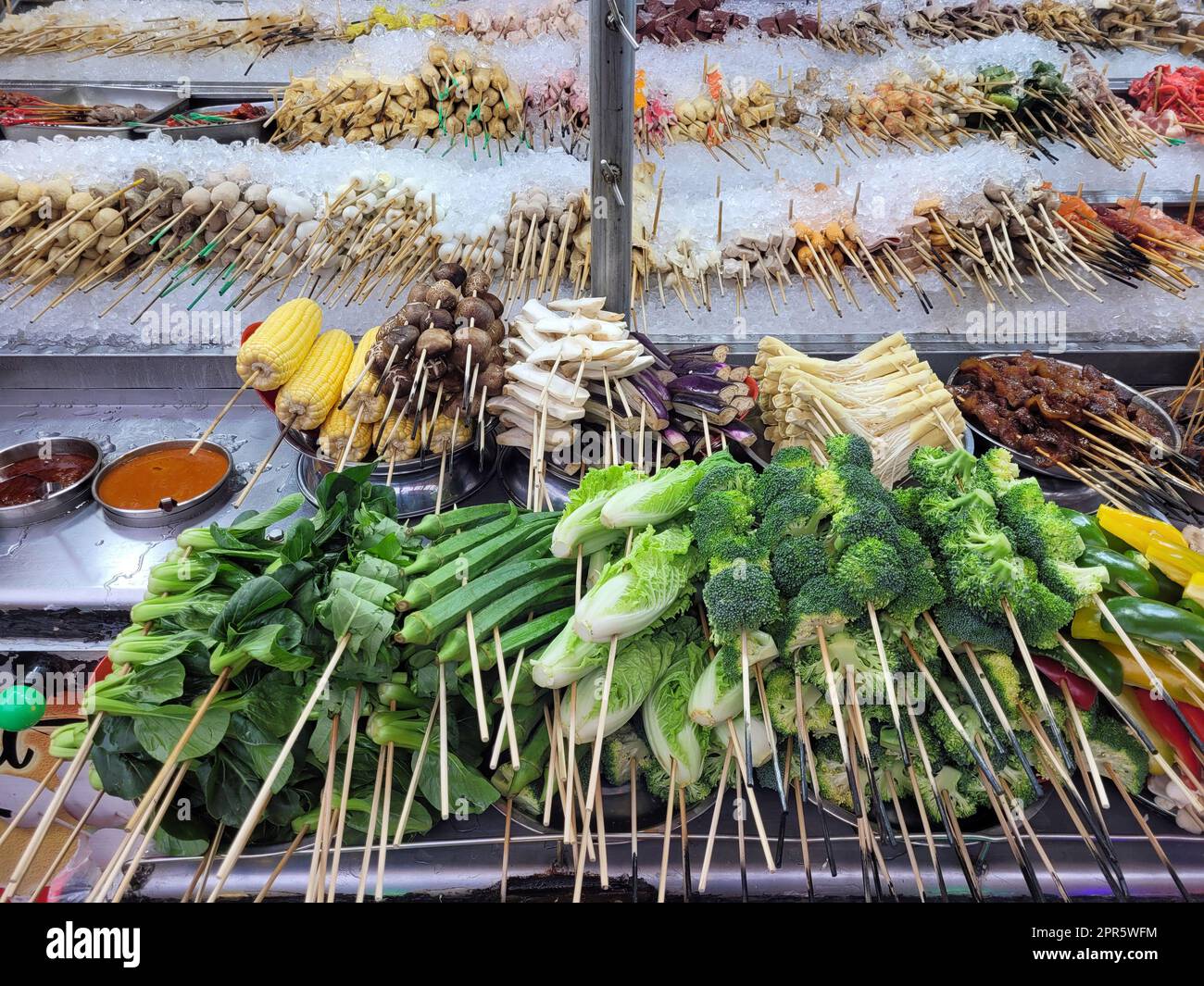 traditional food stall in the streets of cebu city at the philippines ...