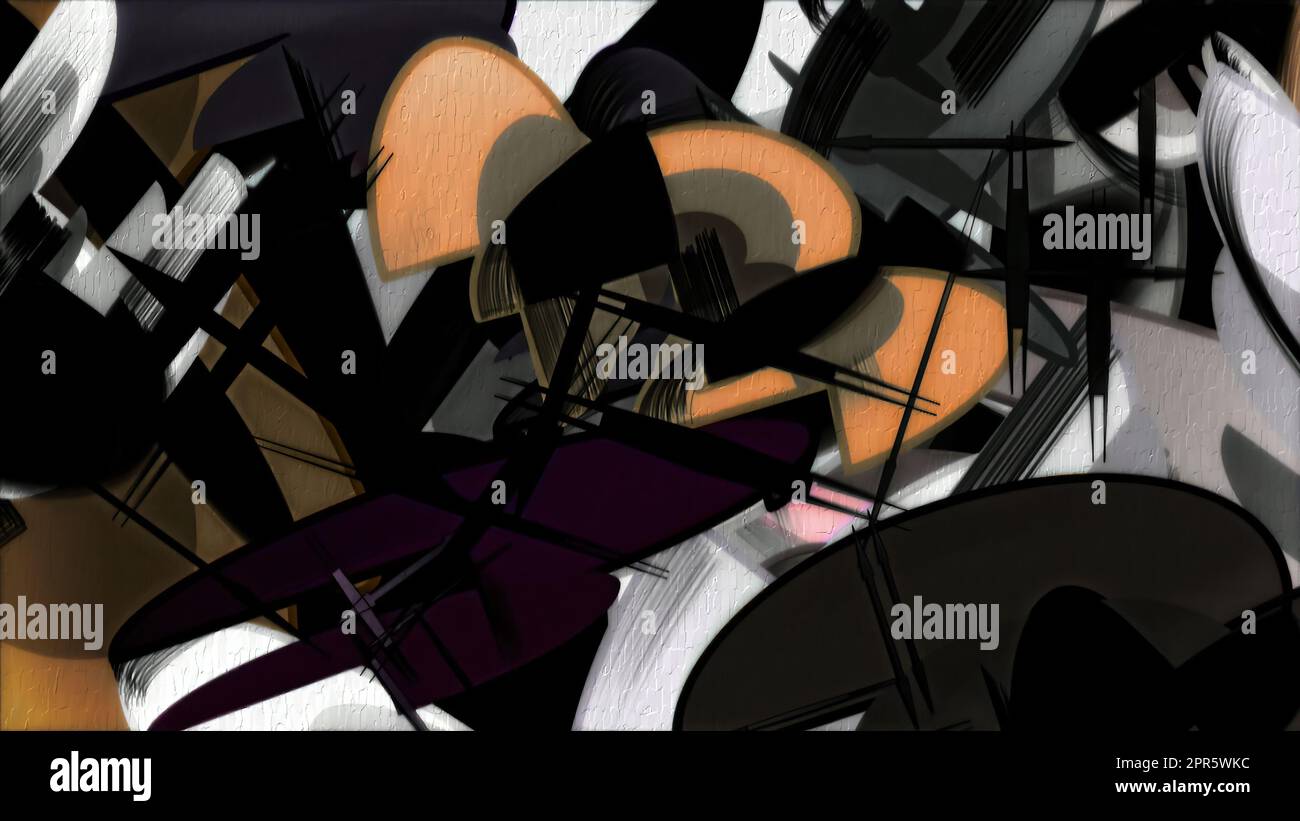 Graffiti hand draw digital art Stock Photo - Alamy