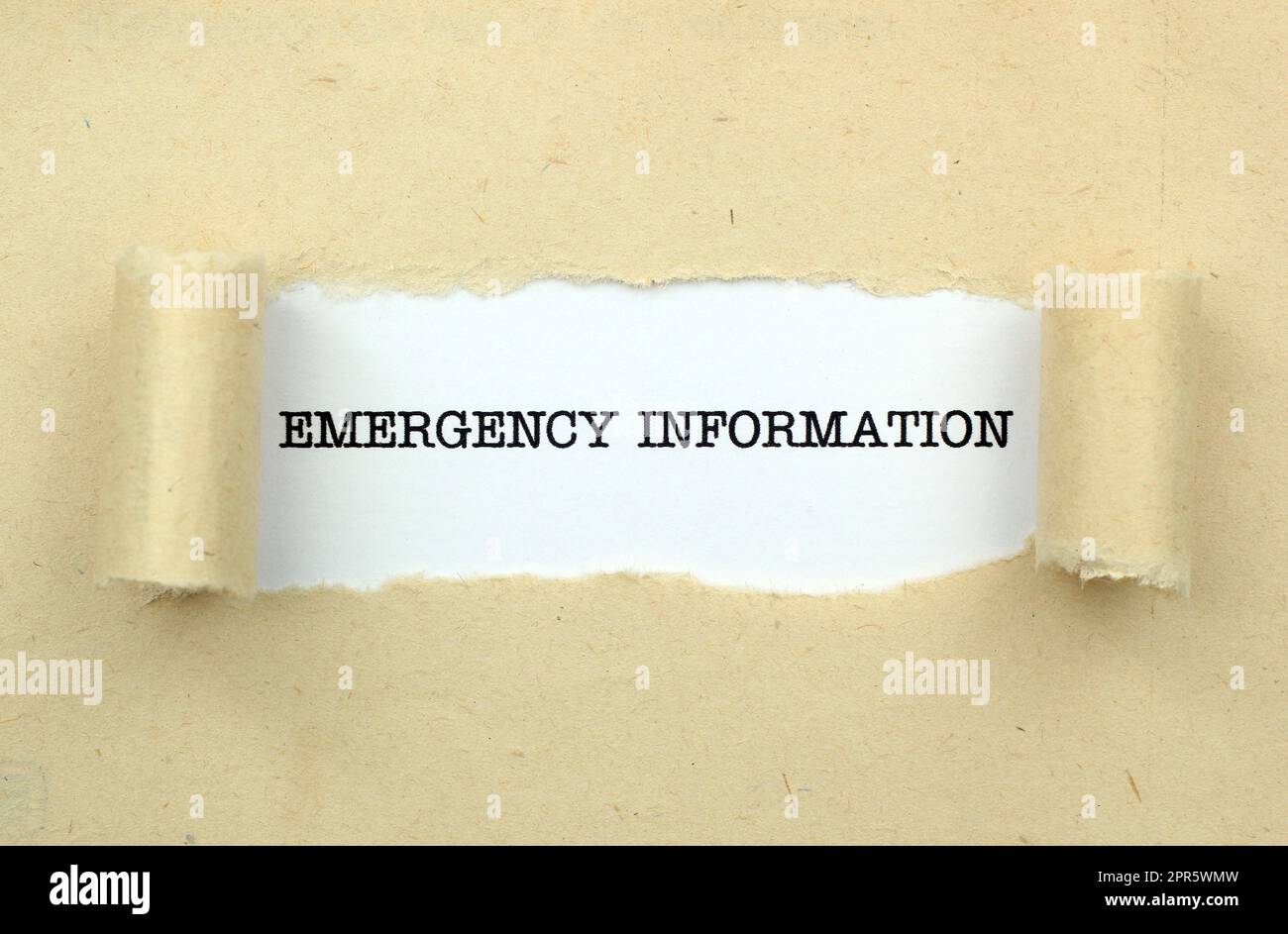 Emergency response information hi-res stock photography and images - Alamy