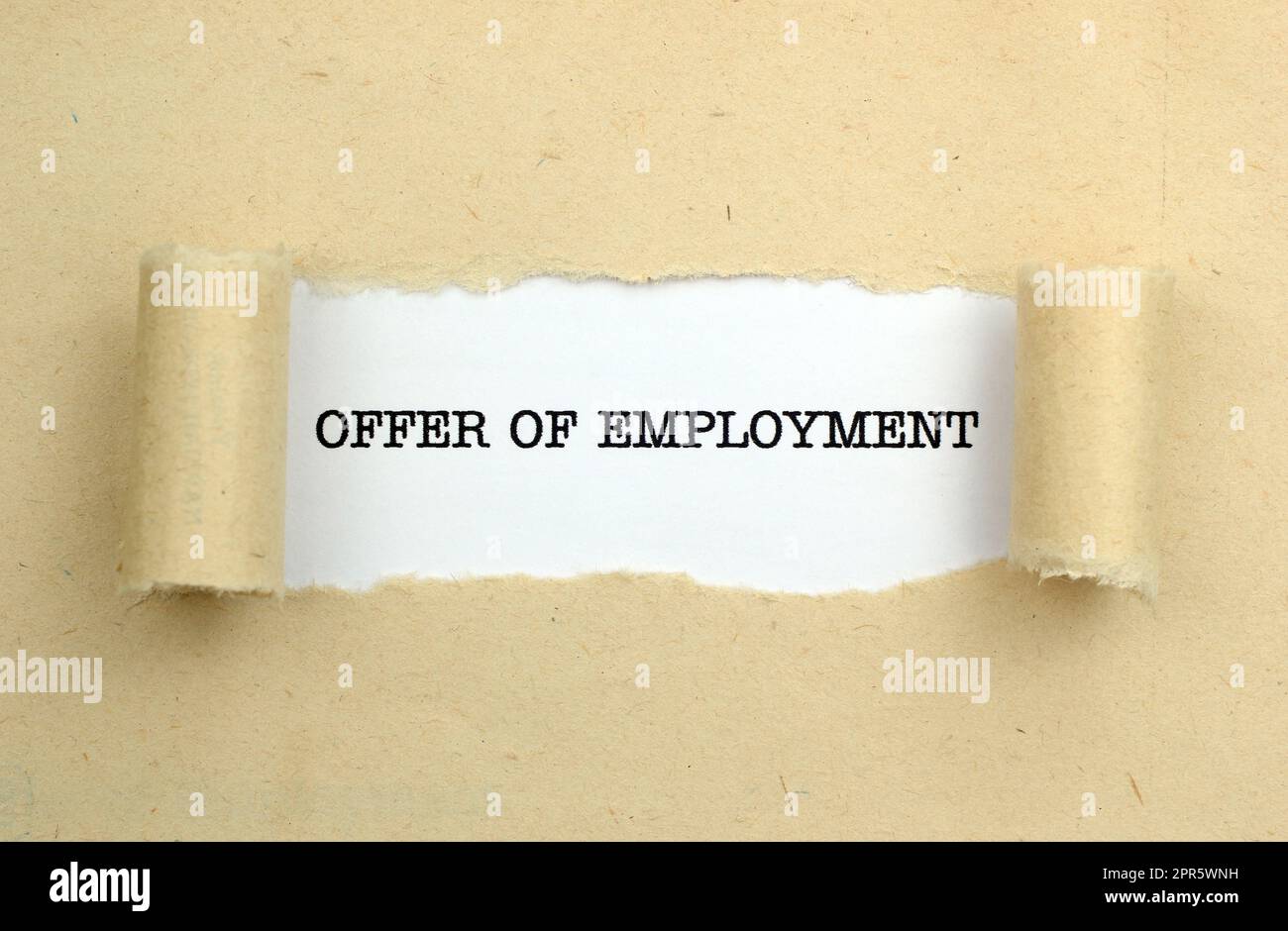 Letter of offer hi-res stock photography and images - Alamy