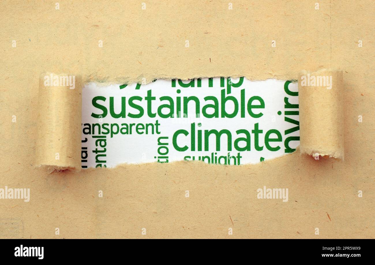 Sustainable climate concept Stock Photo - Alamy