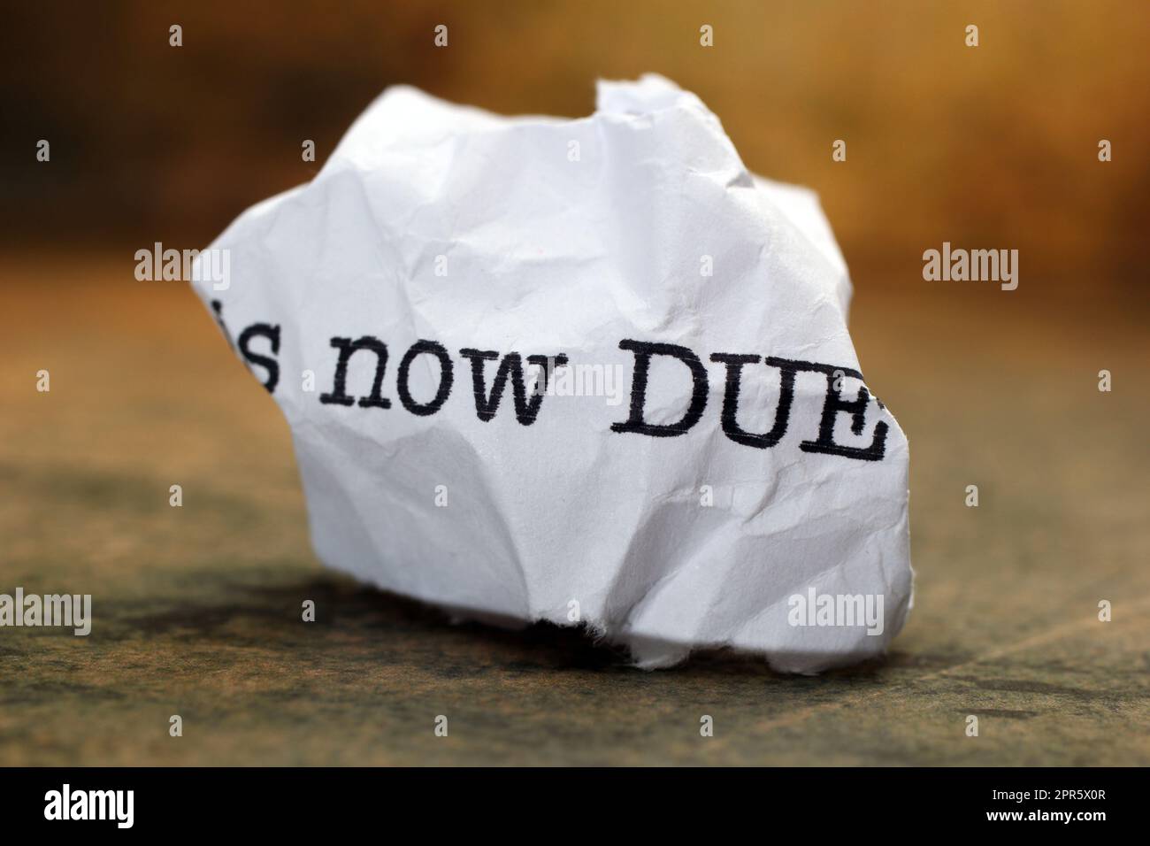 Now due trash Stock Photo - Alamy