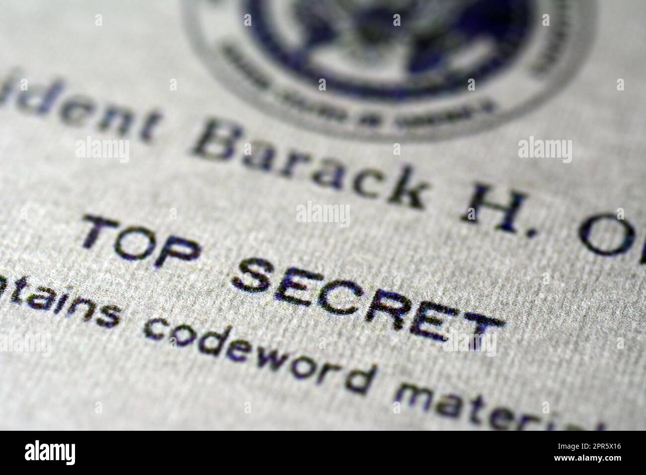 Top secret document Stock Photo - Alamy