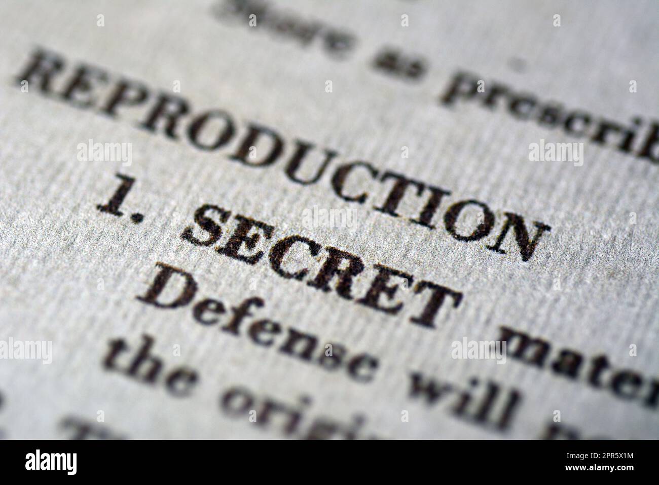 Top secret documents hi-res stock photography and images - Alamy