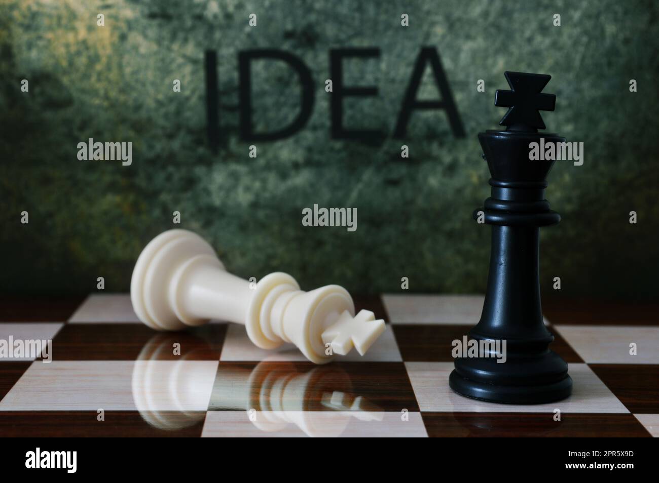Idea and chess concept Stock Photo - Alamy