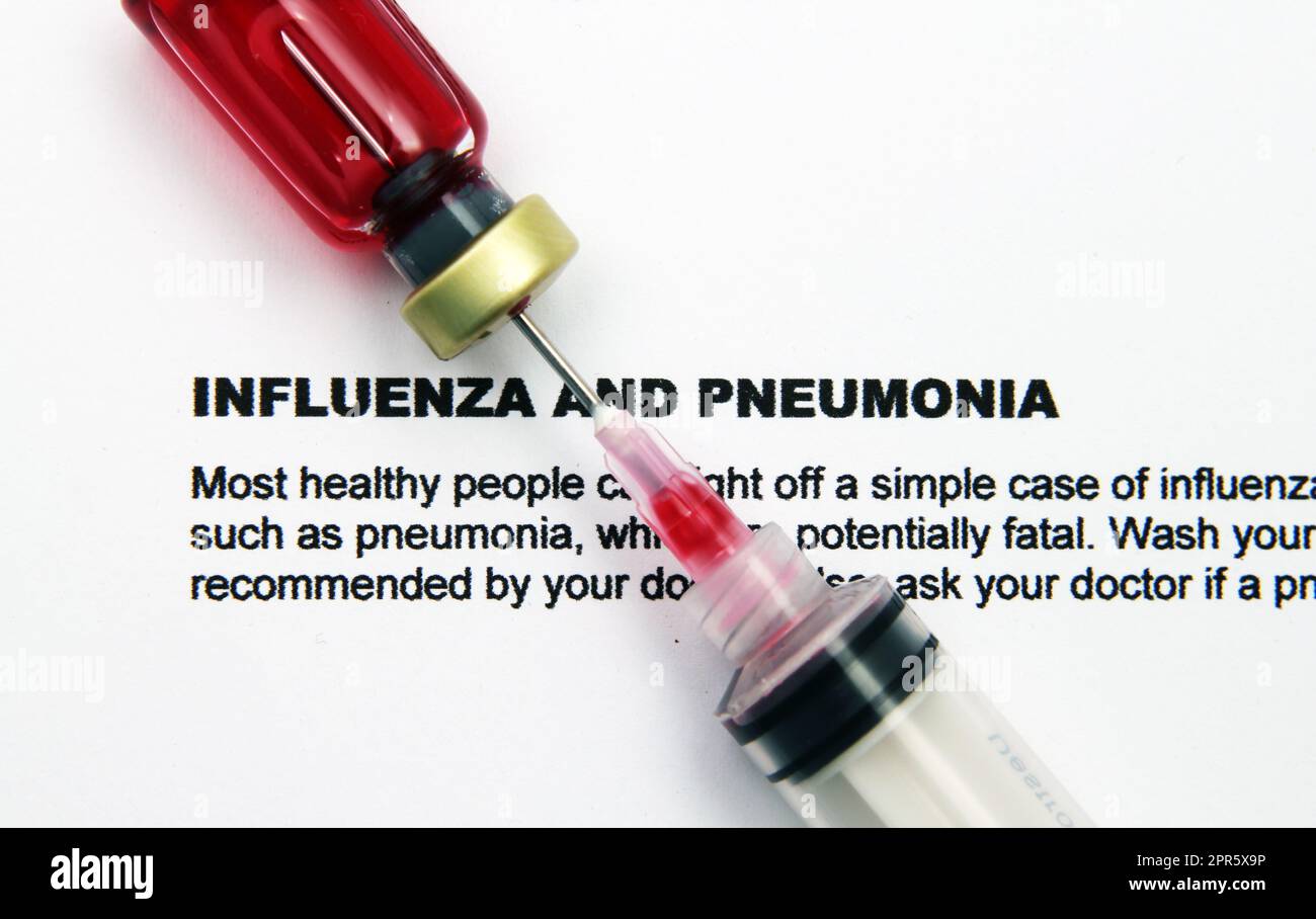 Influenza and pneumonia Stock Photo - Alamy