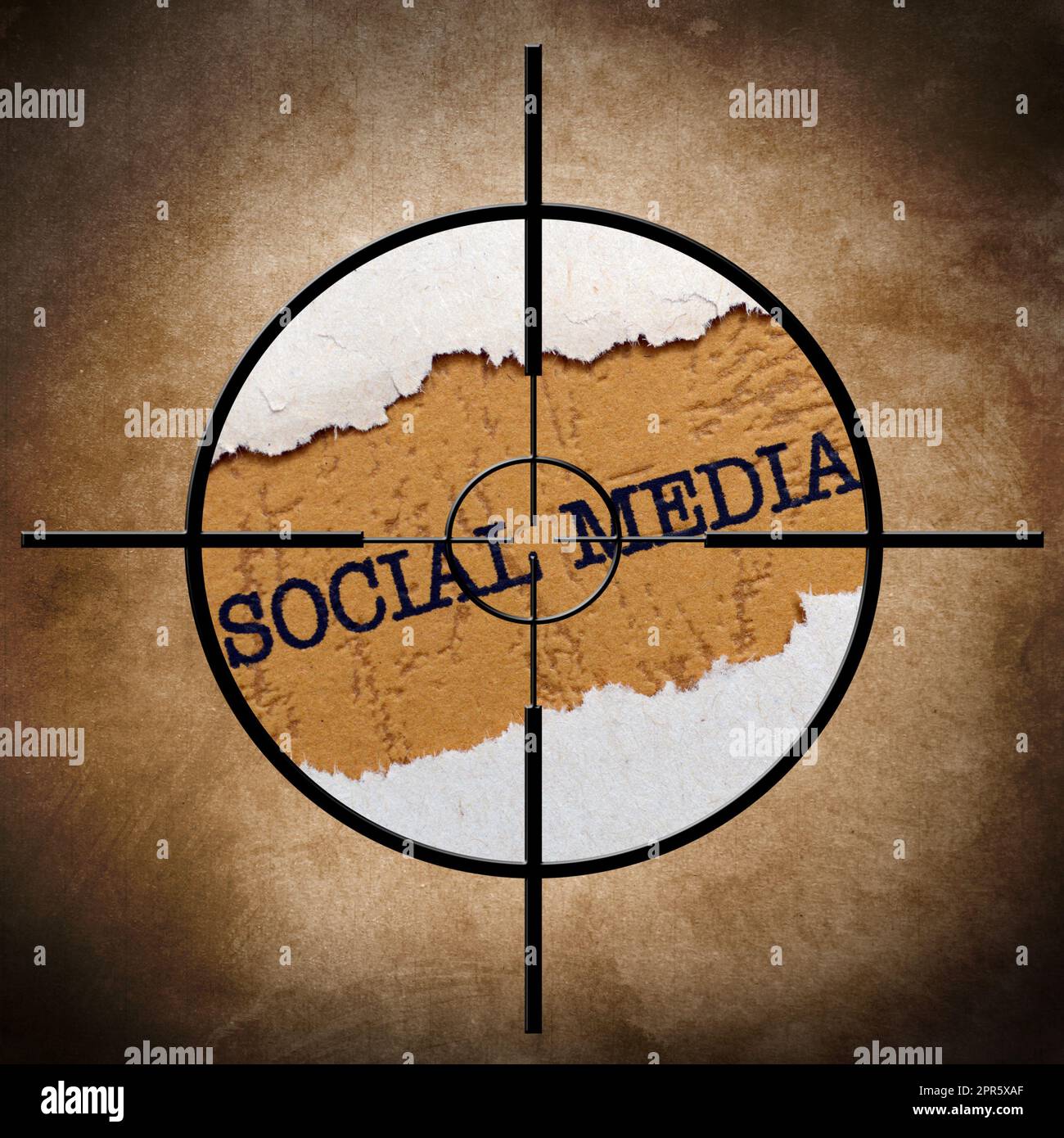 Social media target Stock Photo - Alamy