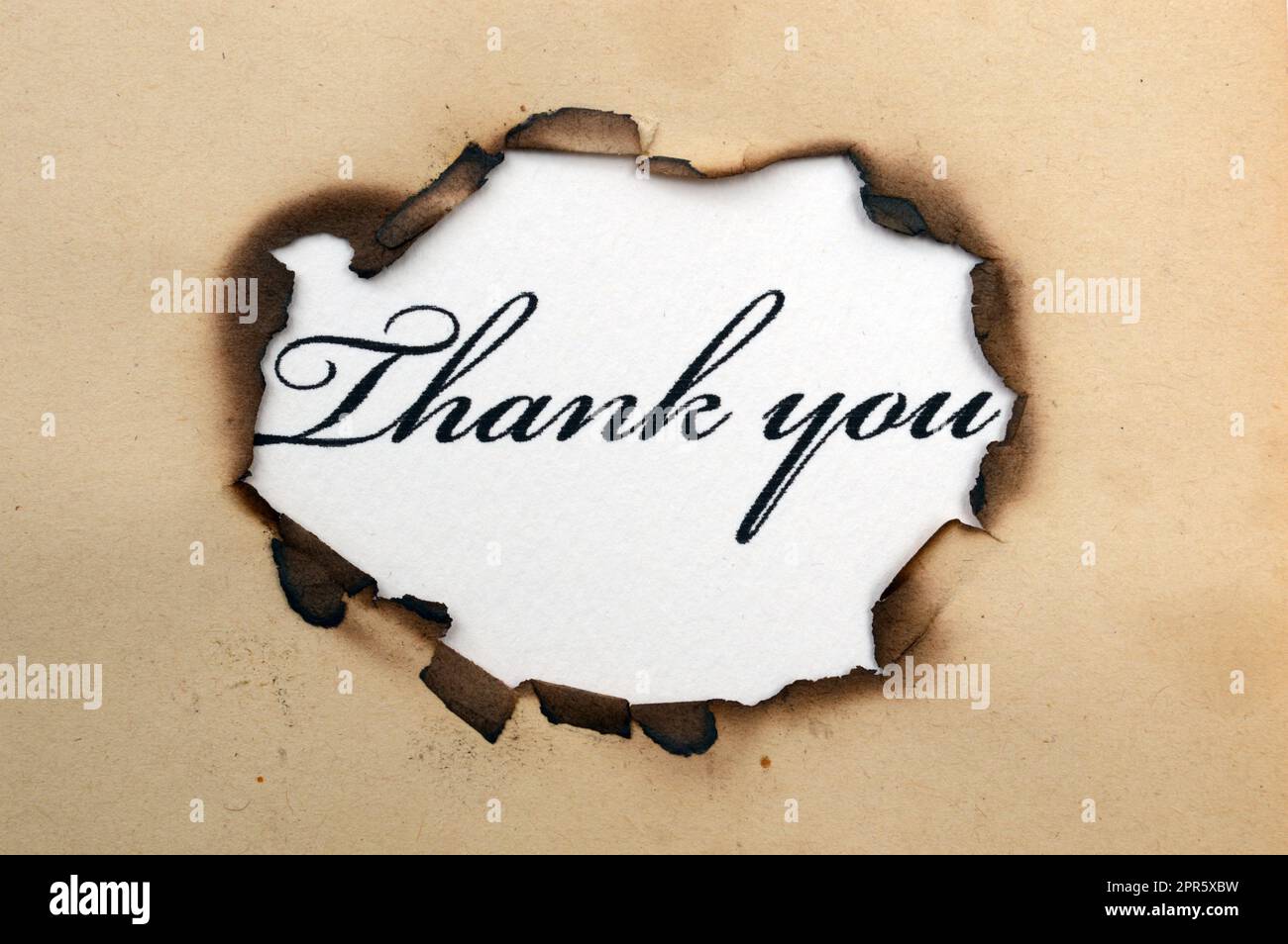 Thank you cards vintage hi-res stock photography and images - Alamy