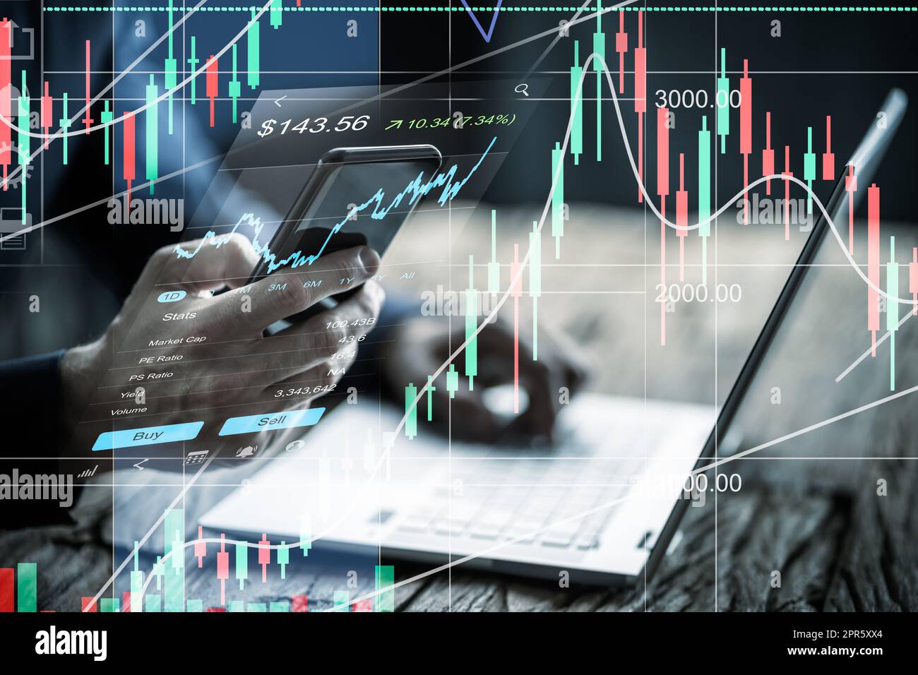 Stock Broker Exchange Trading App Stock Photo - Alamy