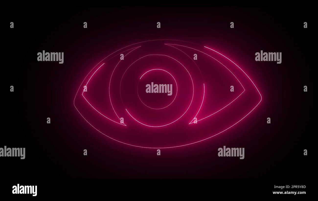 Animation colorful neon light network hi-res stock photography and ...