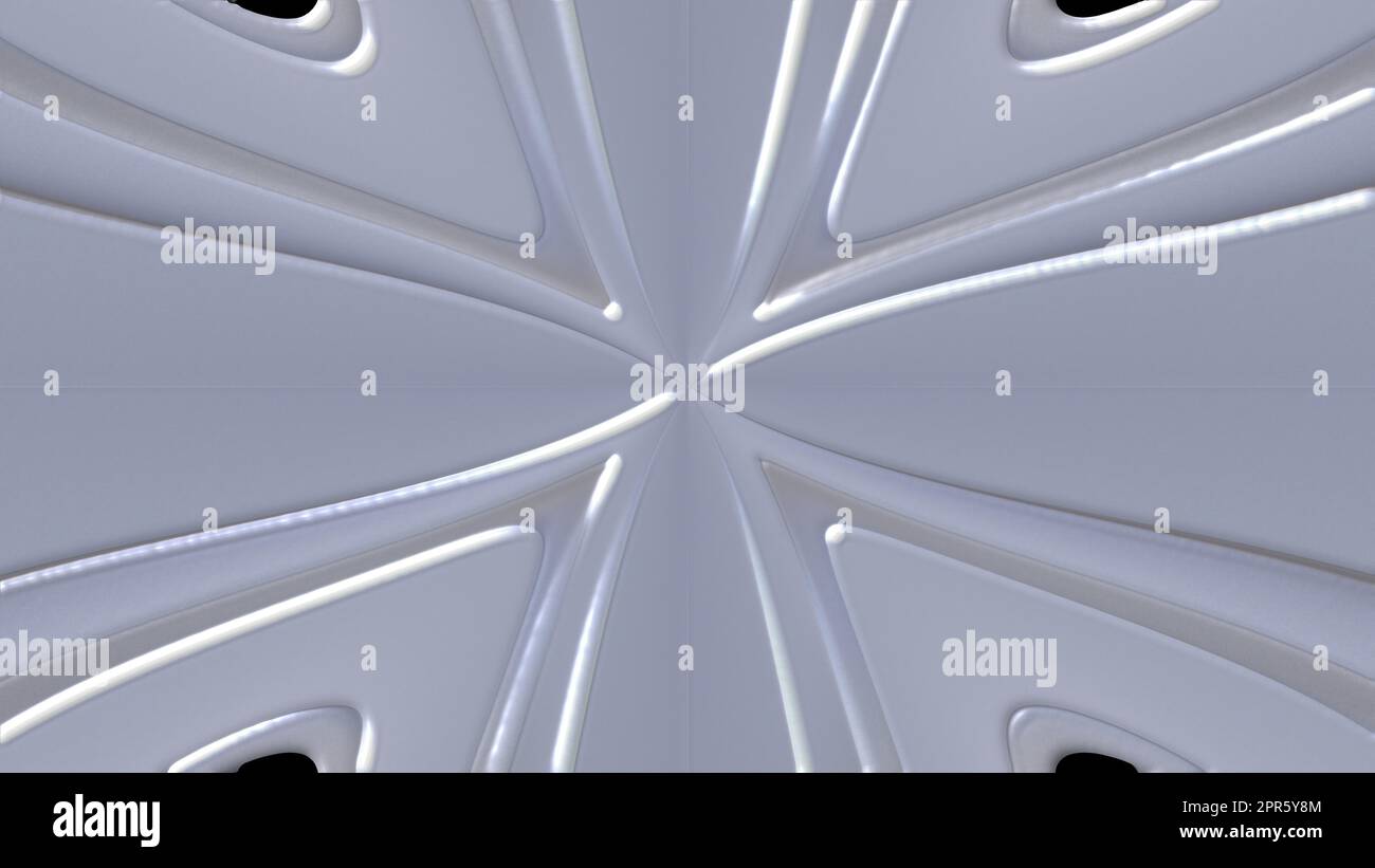 Rotating white shapes hi-res stock photography and images - Alamy