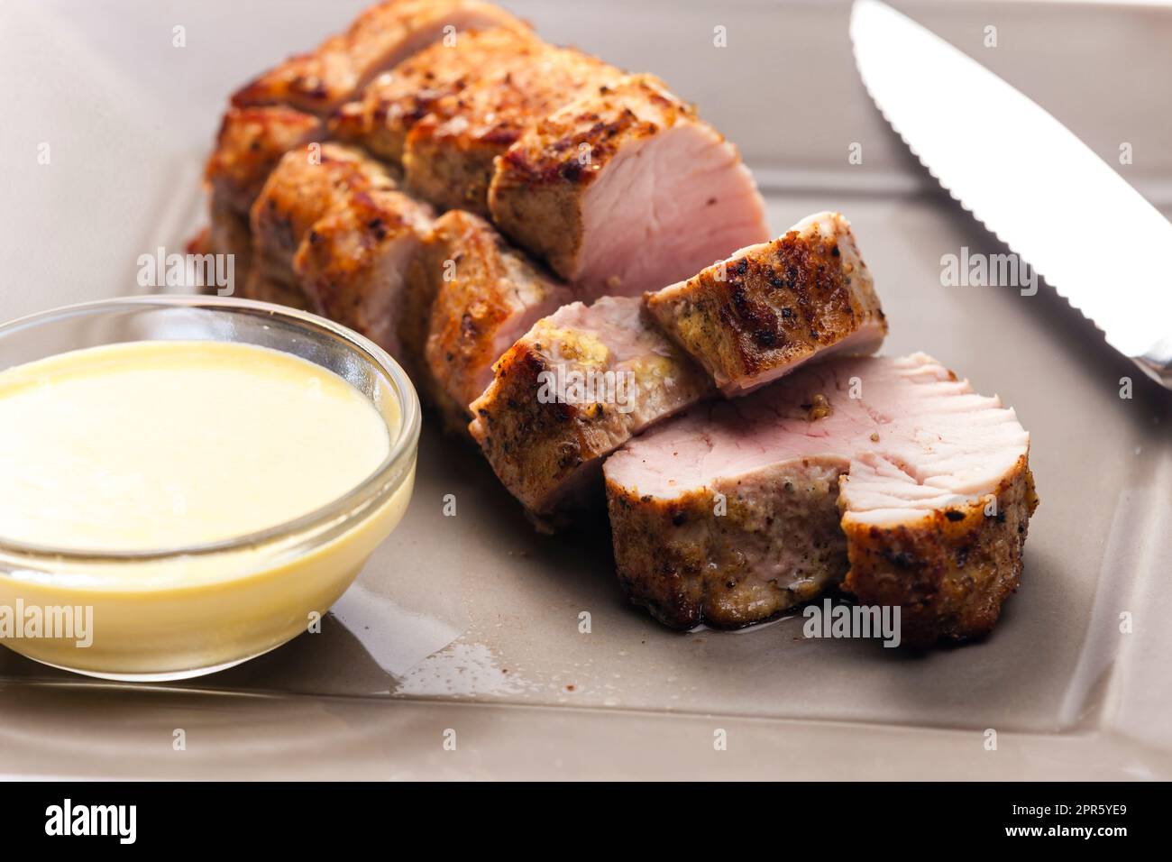 Danish Pork Roast With Mustard Sauce
