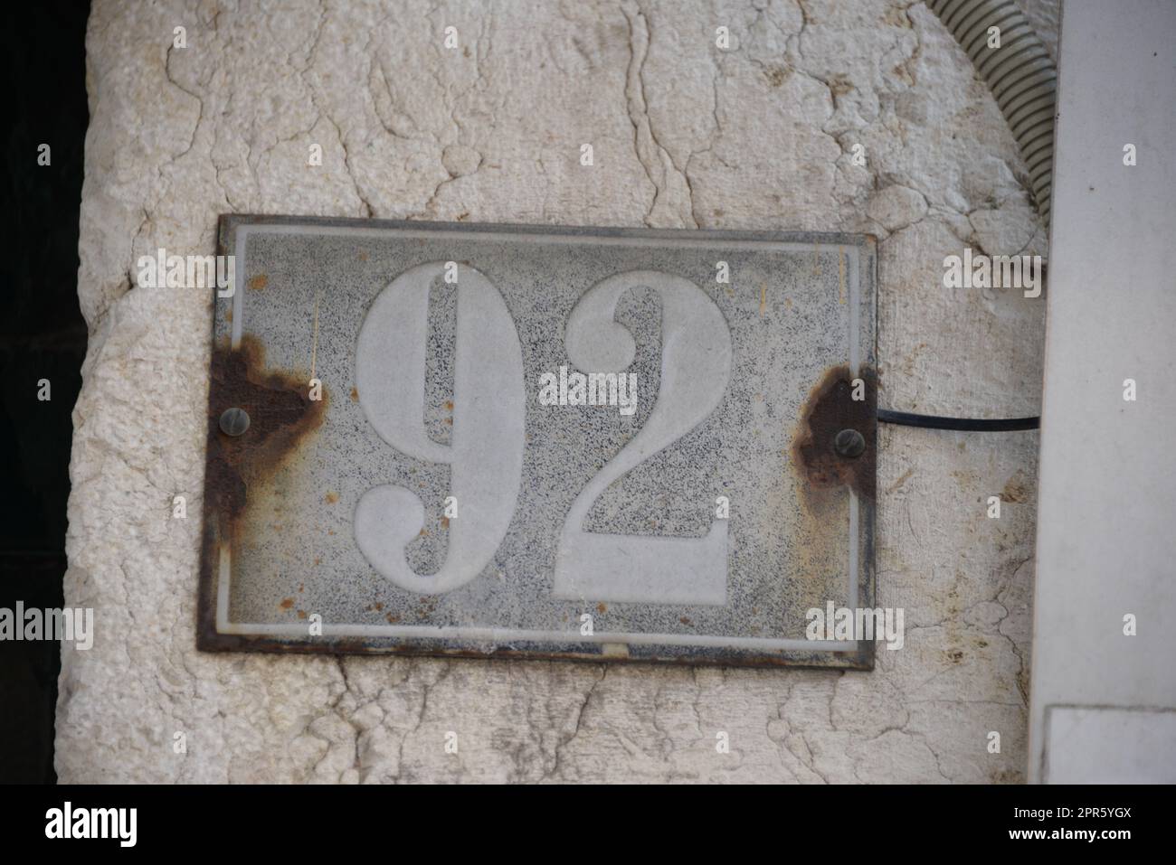Number 92 hi-res stock photography and images - Alamy