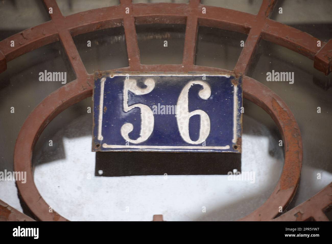 number 56 on a house in Lisbon - Lisboa - the capital of Portugal ...