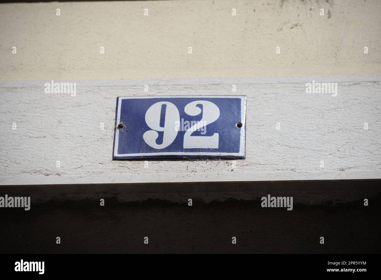 Number 92 hi-res stock photography and images - Alamy
