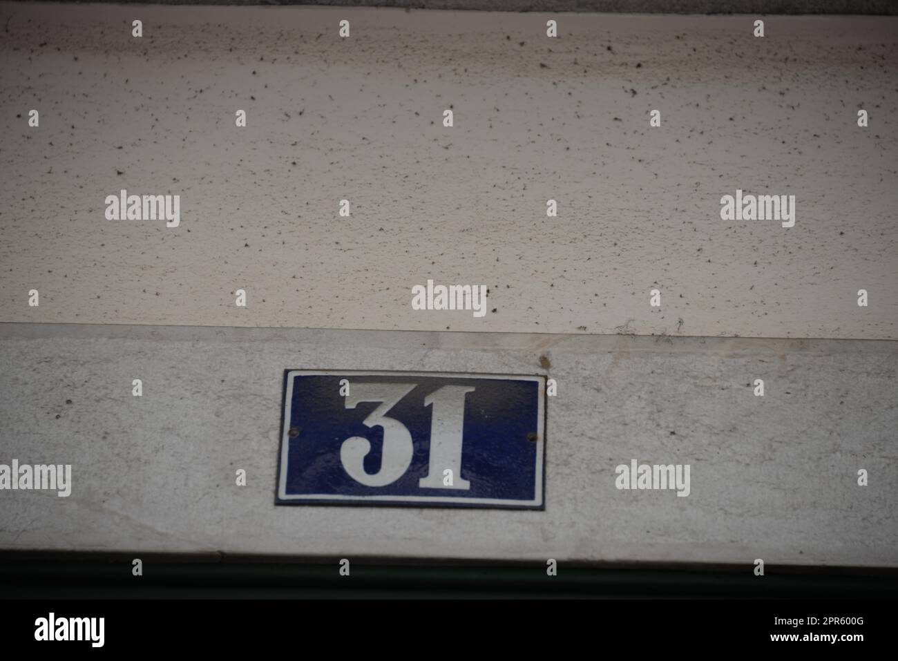 number 31 on a house in Lisbon - Lisboa - the capital of Portugal ...