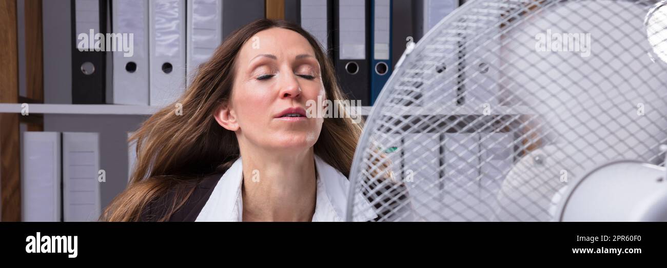 Old people cooling fan hi-res stock photography and images - Alamy