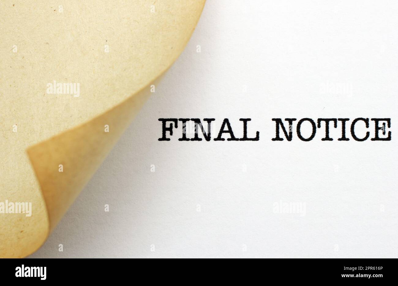 Final invoice hi-res stock photography and images - Alamy