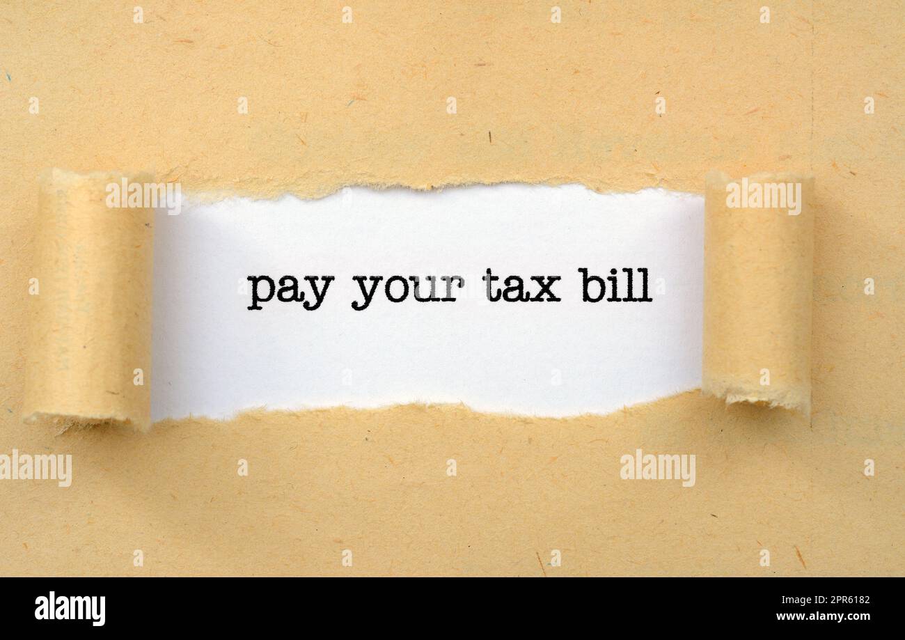 Pay tax hi-res stock photography and images - Alamy