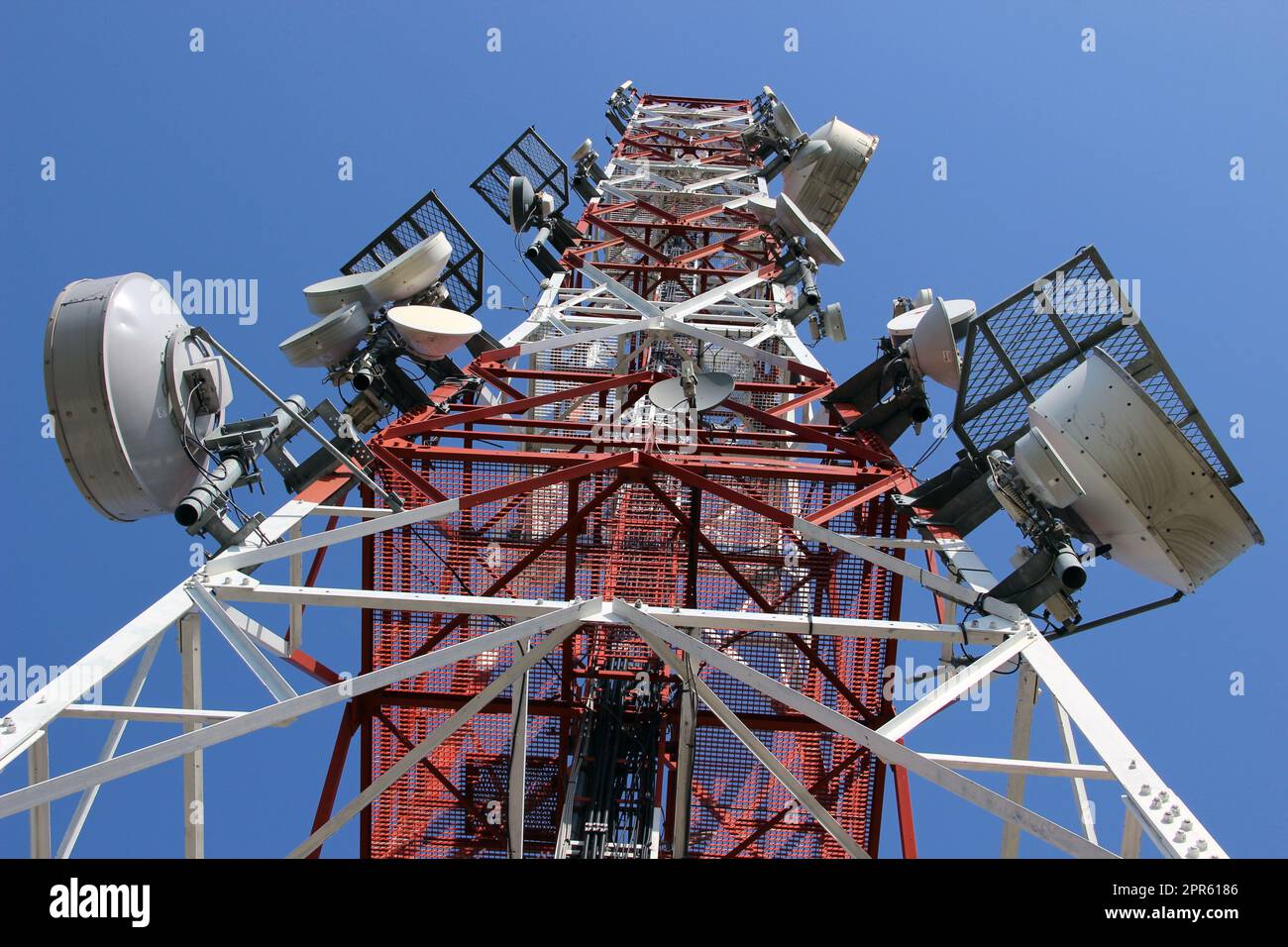 Telephone pole telecommunications tower hi-res stock photography and ...