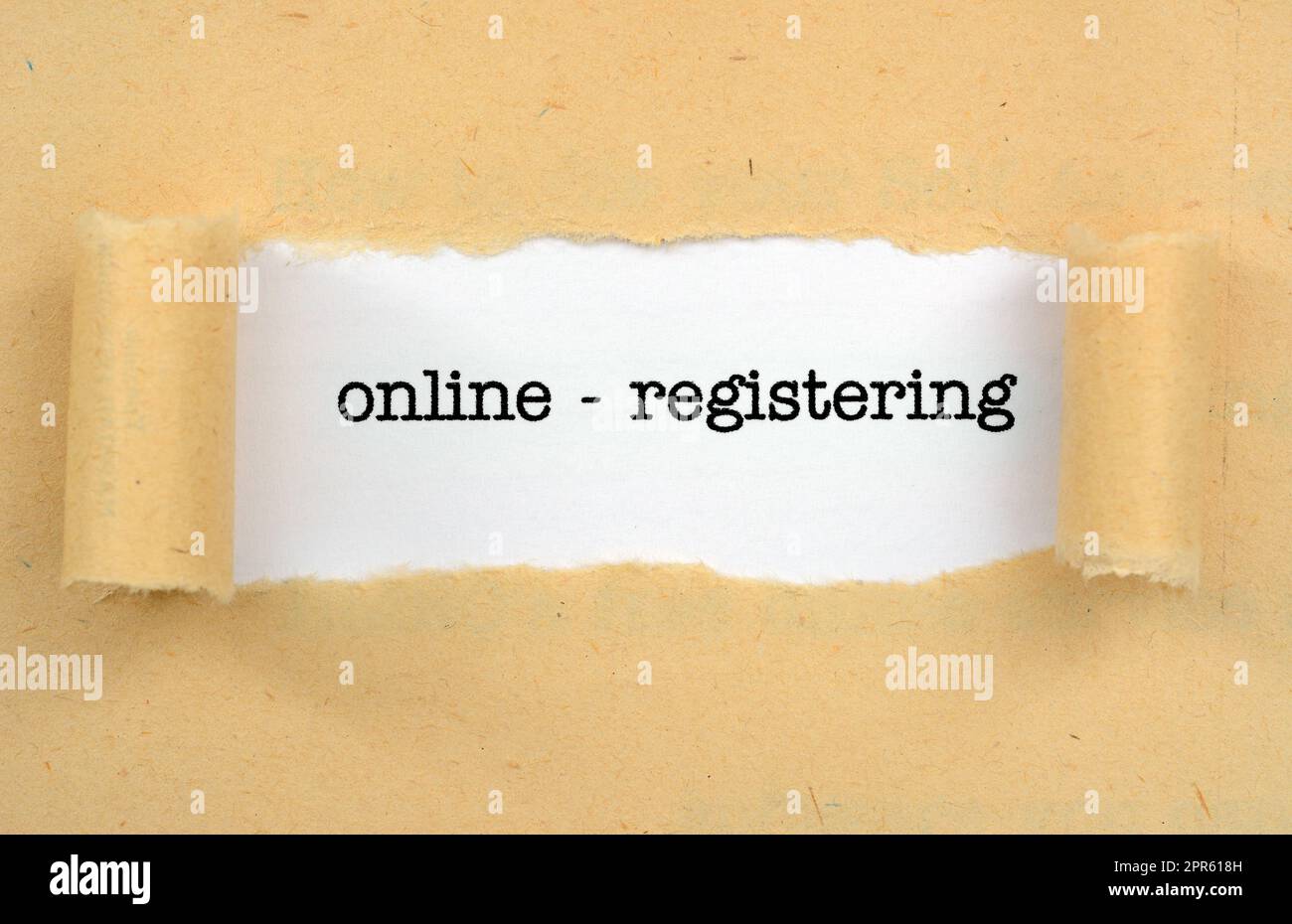 Online register hi-res stock photography and images - Alamy