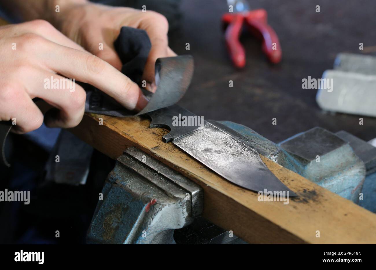 Weapon craft production hi-res stock photography and images - Alamy