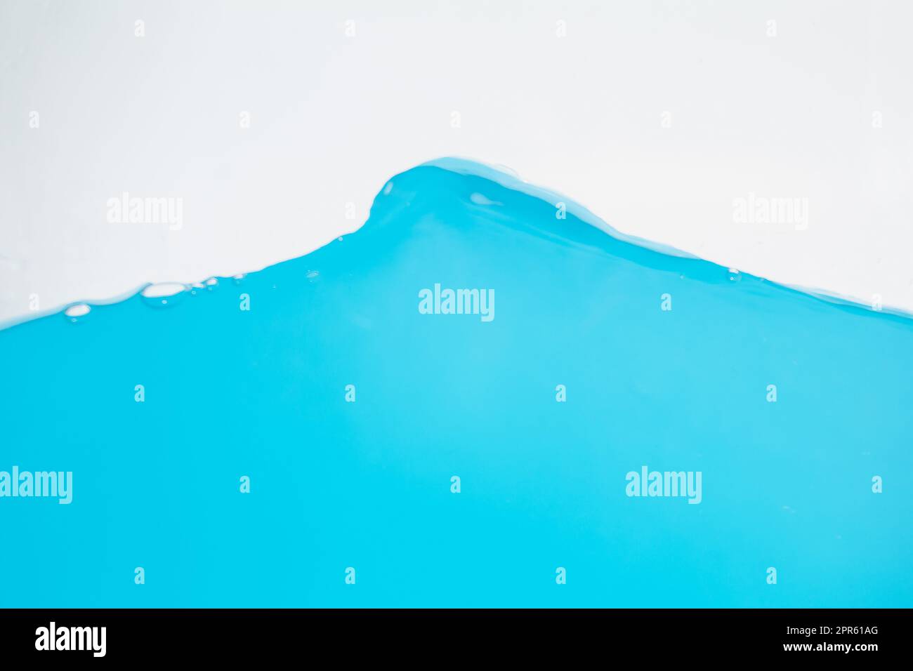 Water splash. Aqua flowing in waves and bubbles . on white background ...